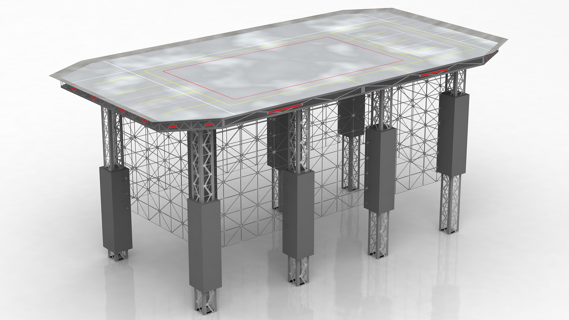 3D model landing platform - TurboSquid 1643008