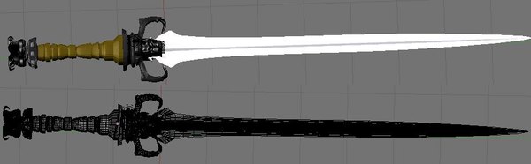 3dsmax sword deamon