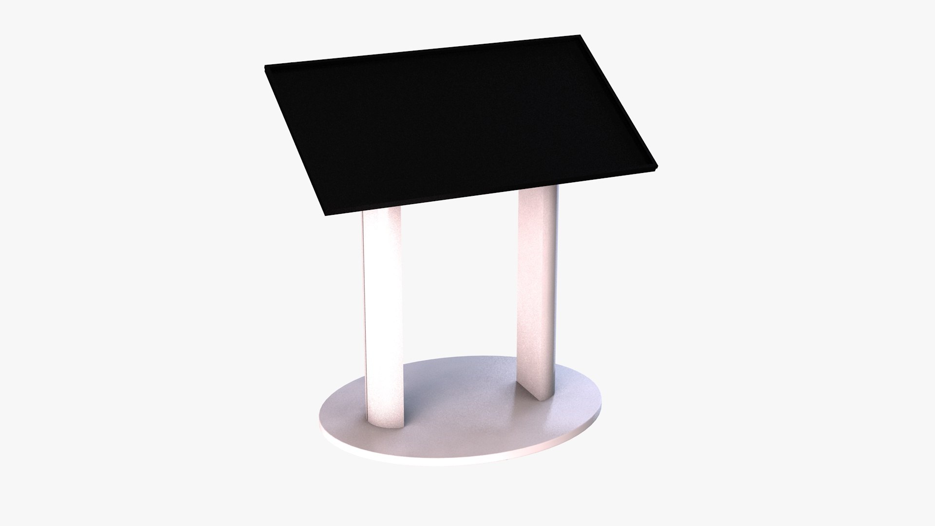 3D Remote Control Touch Screen Kiosk - TurboSquid 2339502