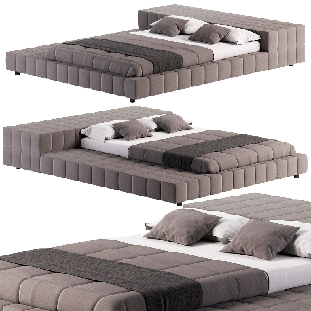 modelo 3d Squaring bed by Bonaldo - TurboSquid 1936708