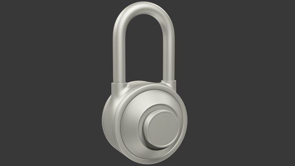 3D combination lock - TurboSquid 1633828