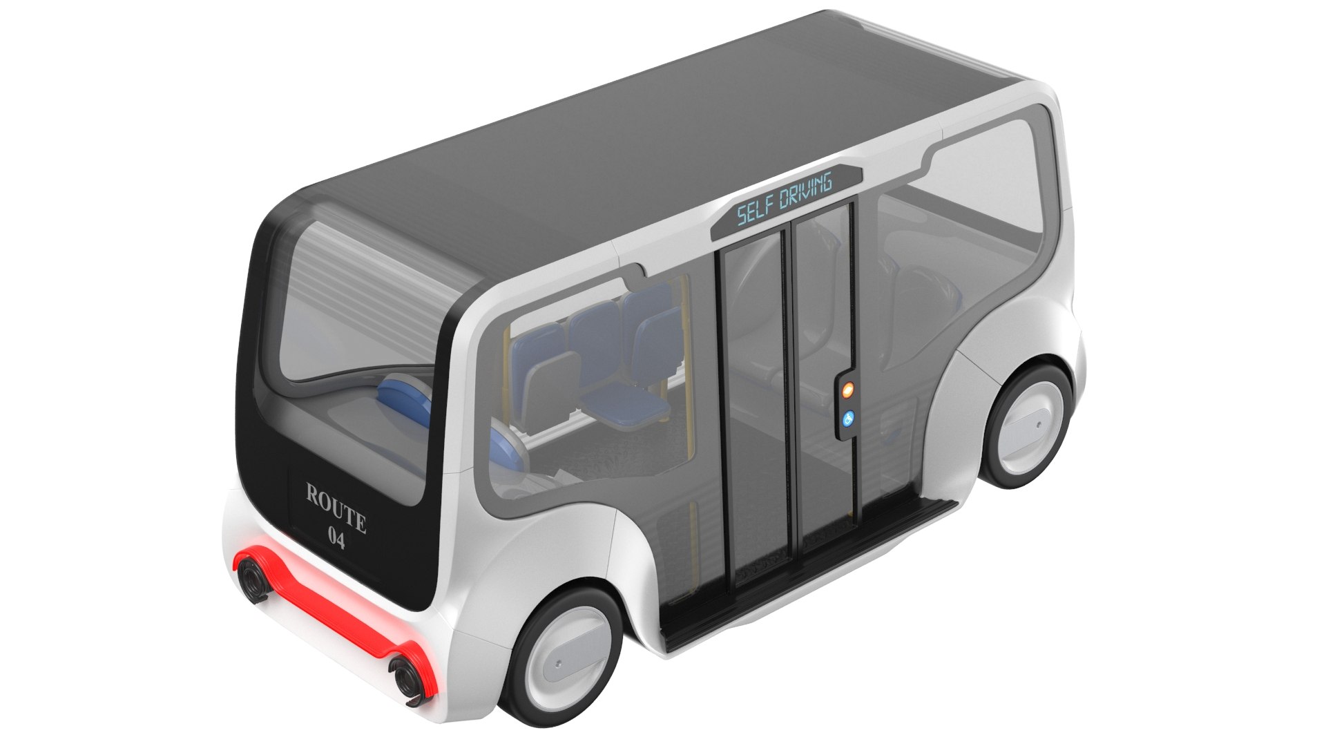 3D model Electrical Cart Self Driving - TurboSquid 1978752
