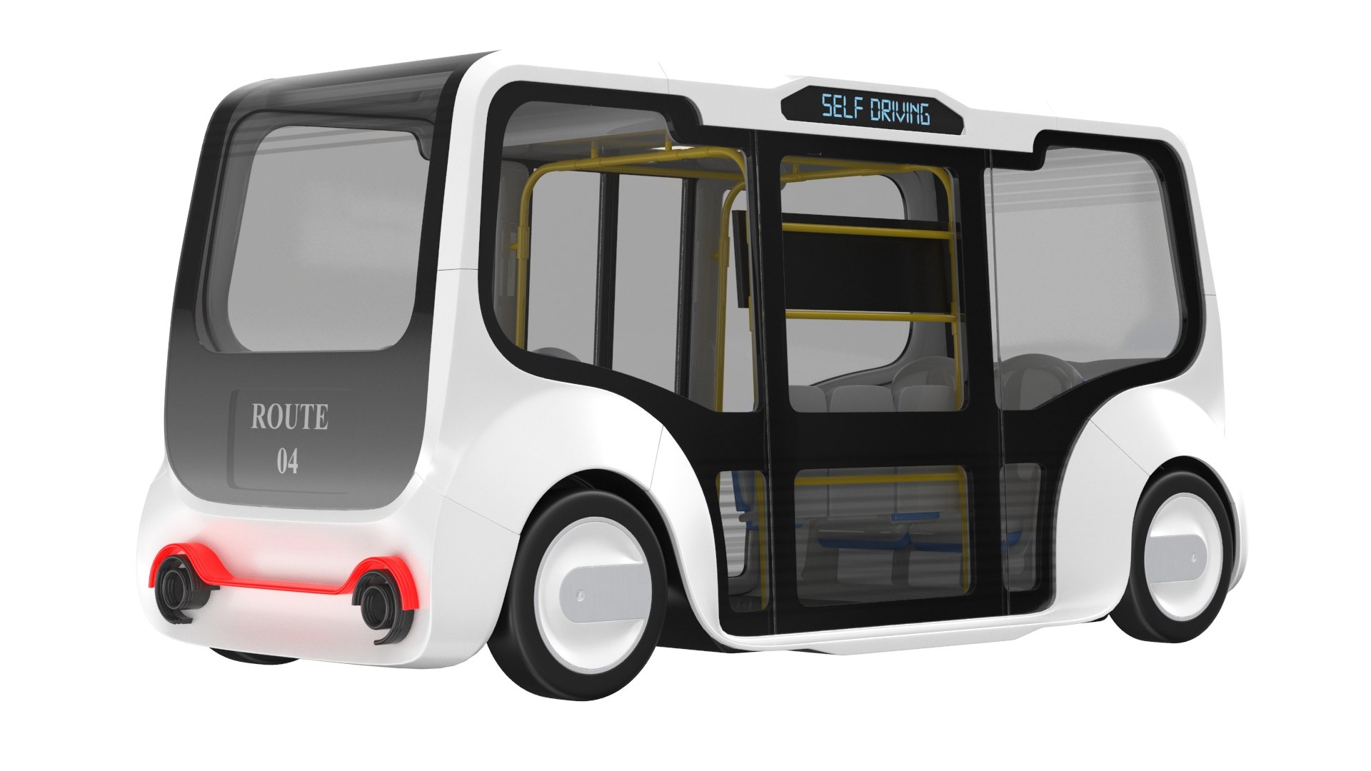 3D model Electrical Cart Self Driving - TurboSquid 1978752