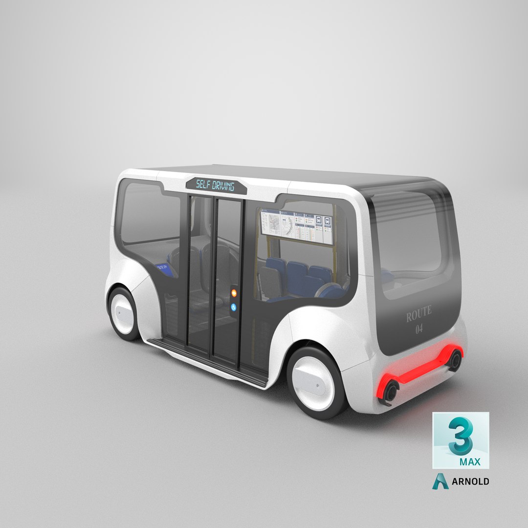 3D model Electrical Cart Self Driving - TurboSquid 1978752