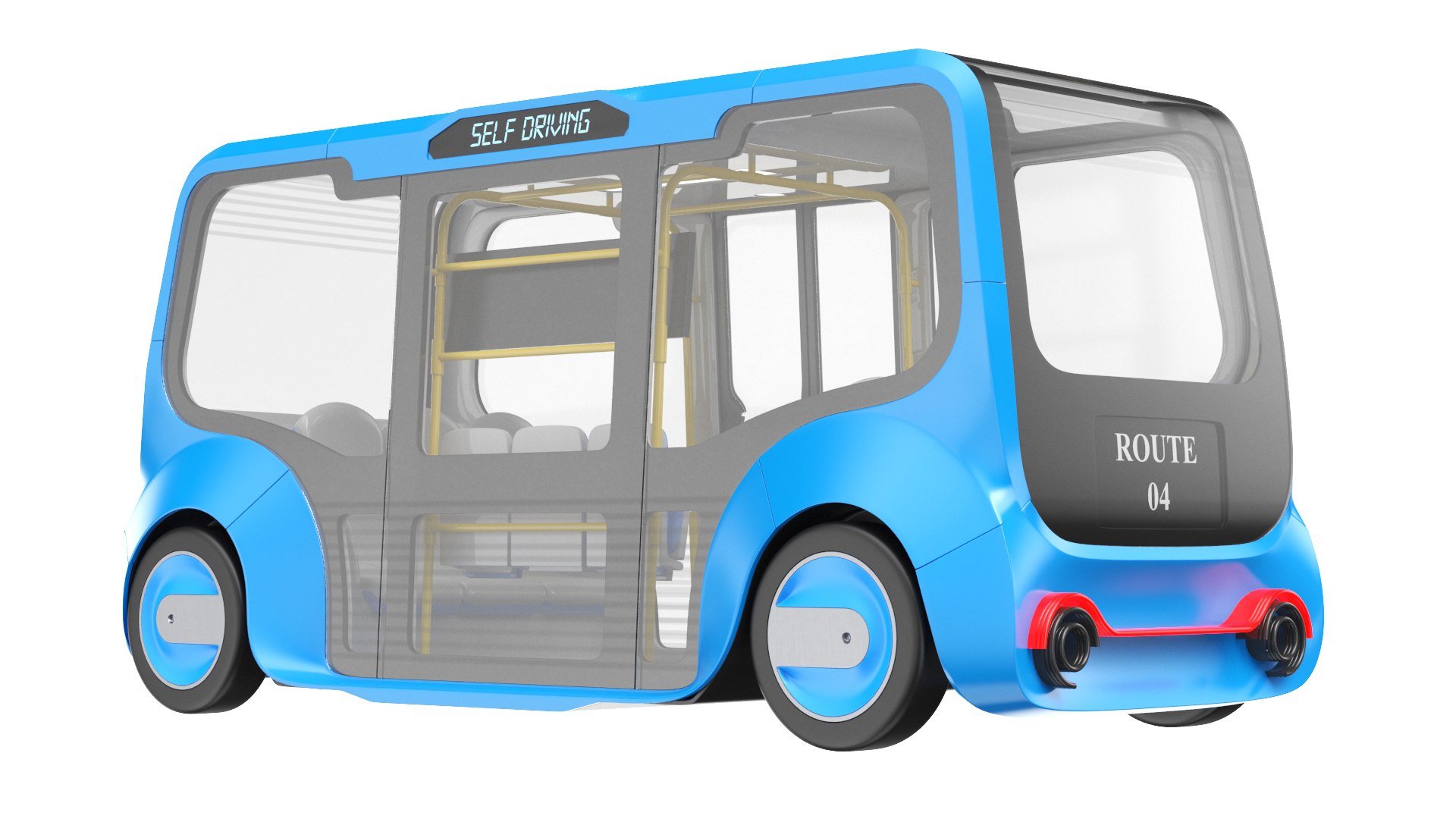3D model Electrical Cart Self Driving - TurboSquid 1978752