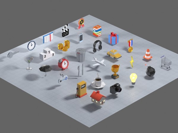 3D Pictogram Models | TurboSquid