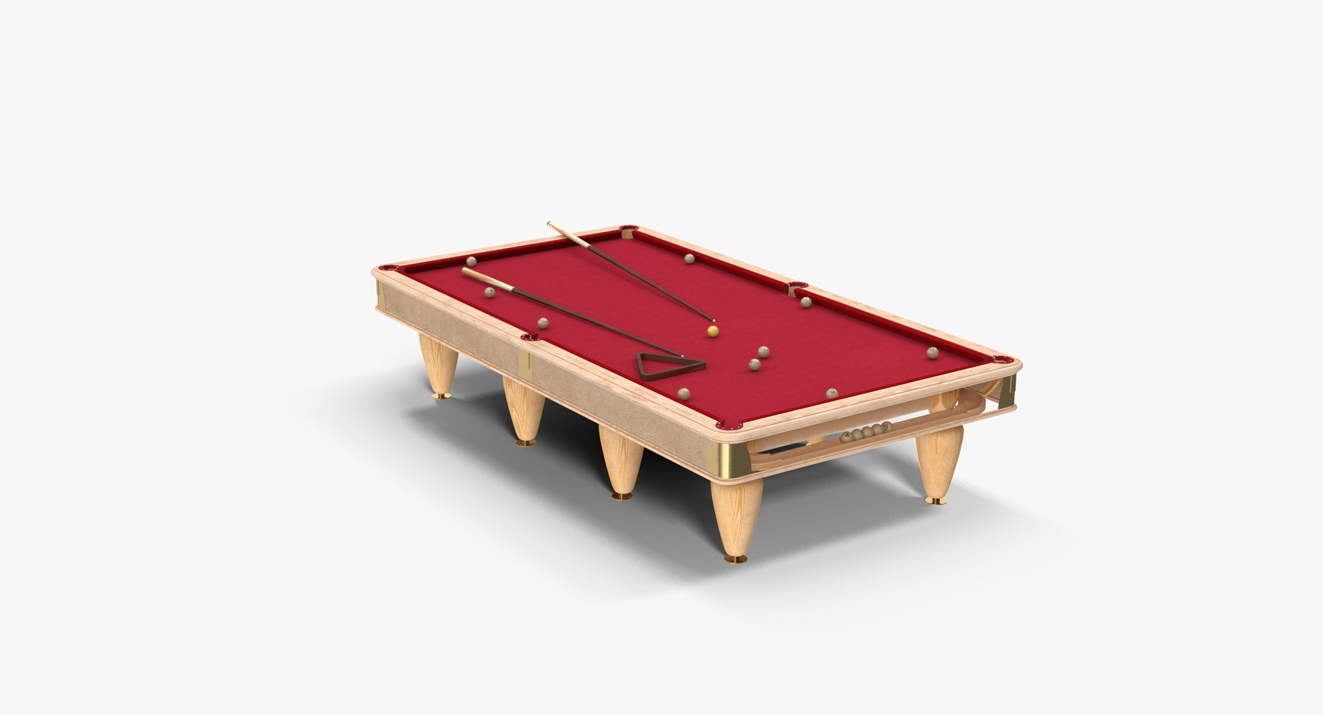 Billiard table 3D - TurboSquid 1380405