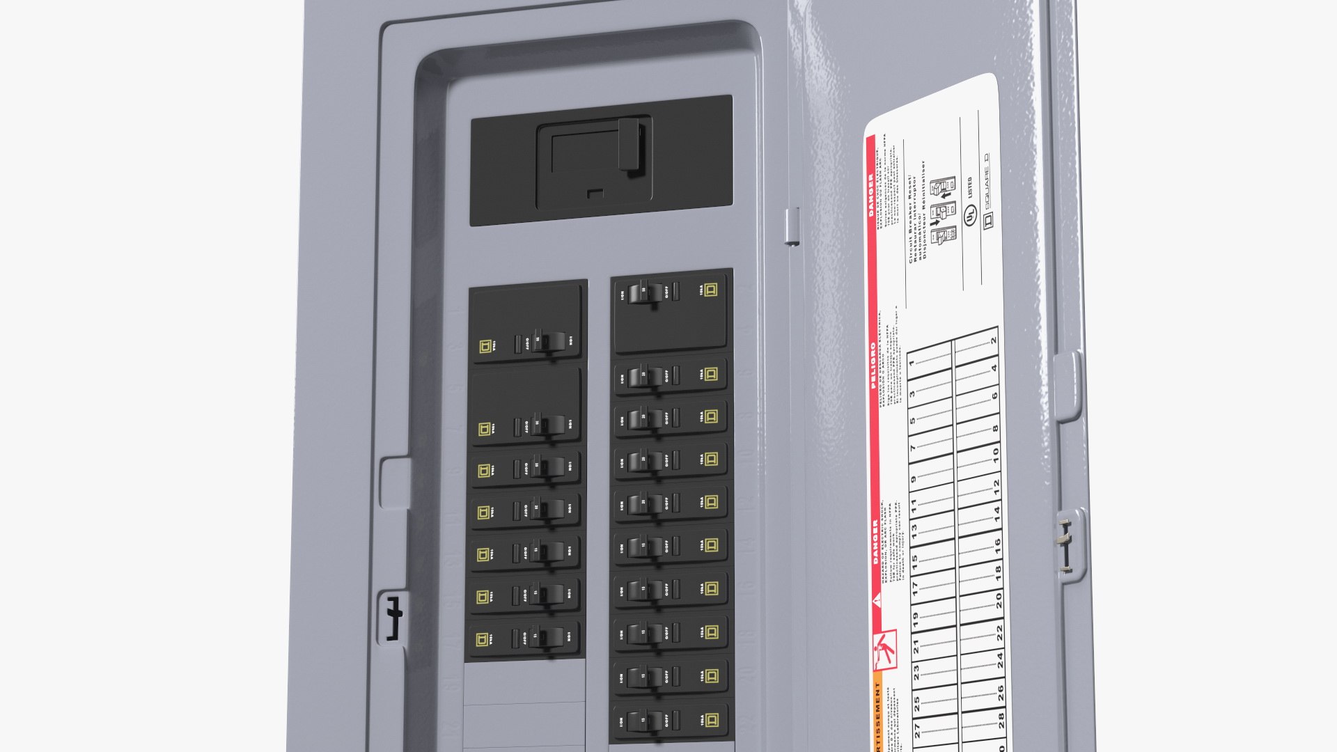 Electrical Panel Fuse Box 3D - TurboSquid 2244482