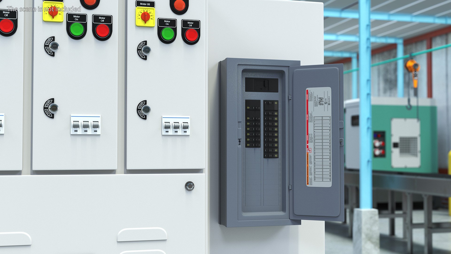 Electrical Panel Fuse Box 3D - TurboSquid 2244482