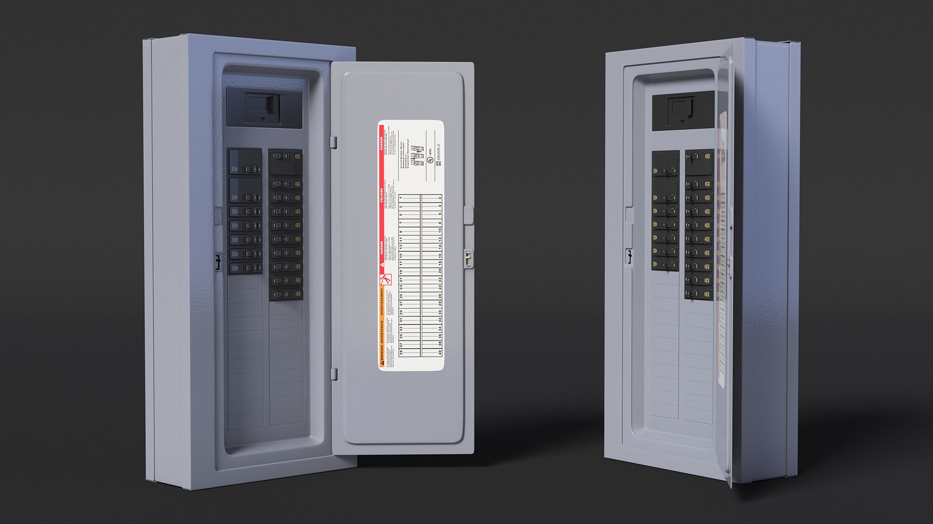 Electrical Panel Fuse Box 3D - TurboSquid 2244482