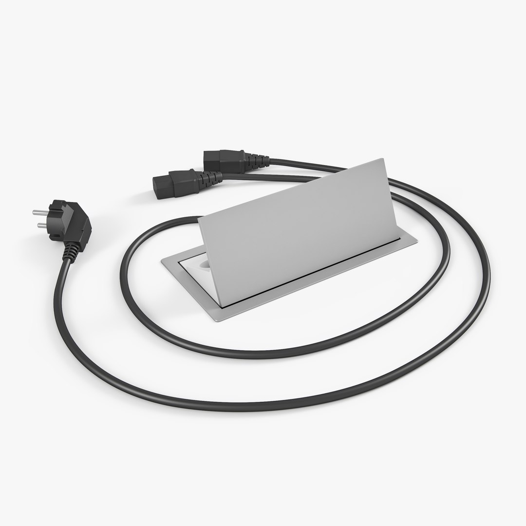 Floor Power Socket Computer 3d Model Turbosquid 1635938