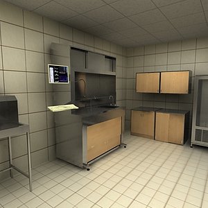 Ventilator Hospital 3d Model