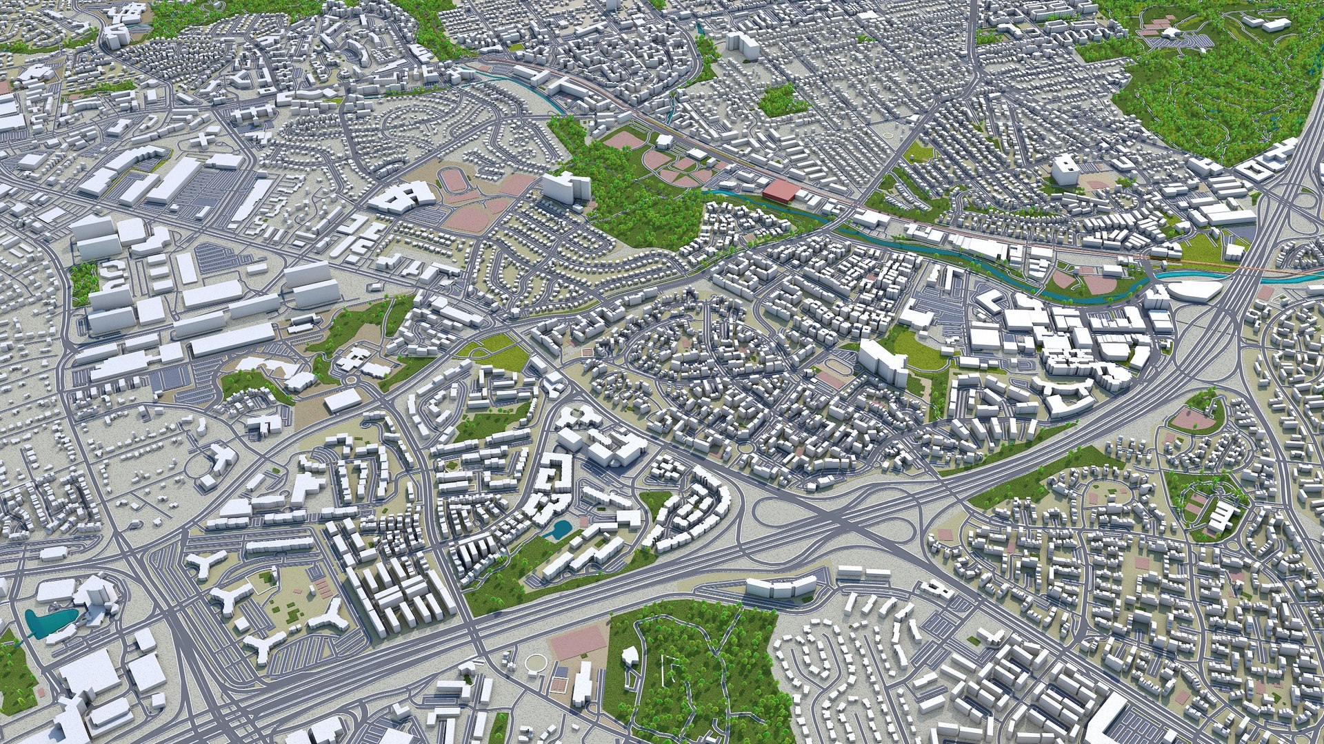 3D Arlington Virginia USA Model - TurboSquid 1719274