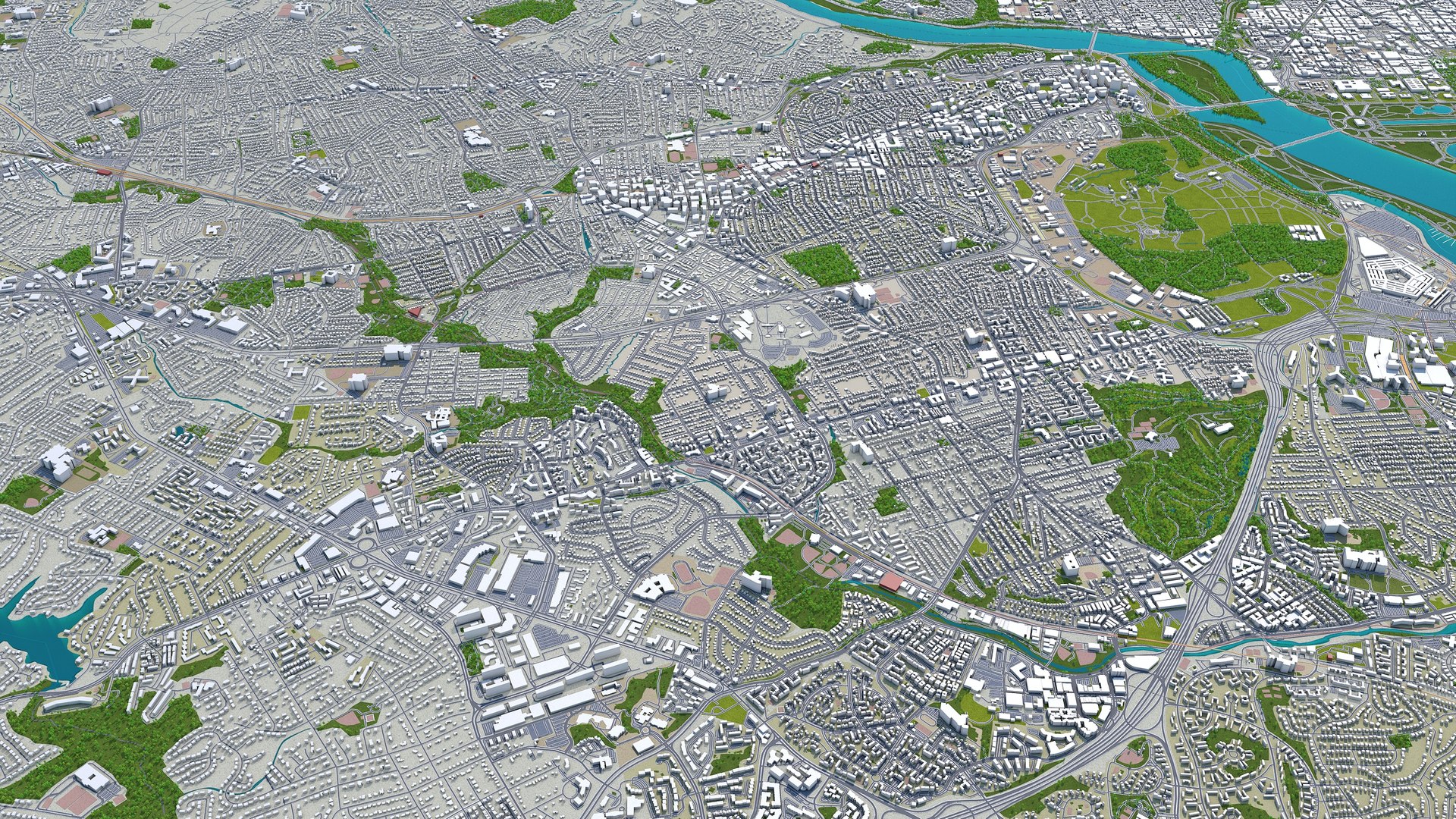 3D Arlington Virginia USA Model - TurboSquid 1719274