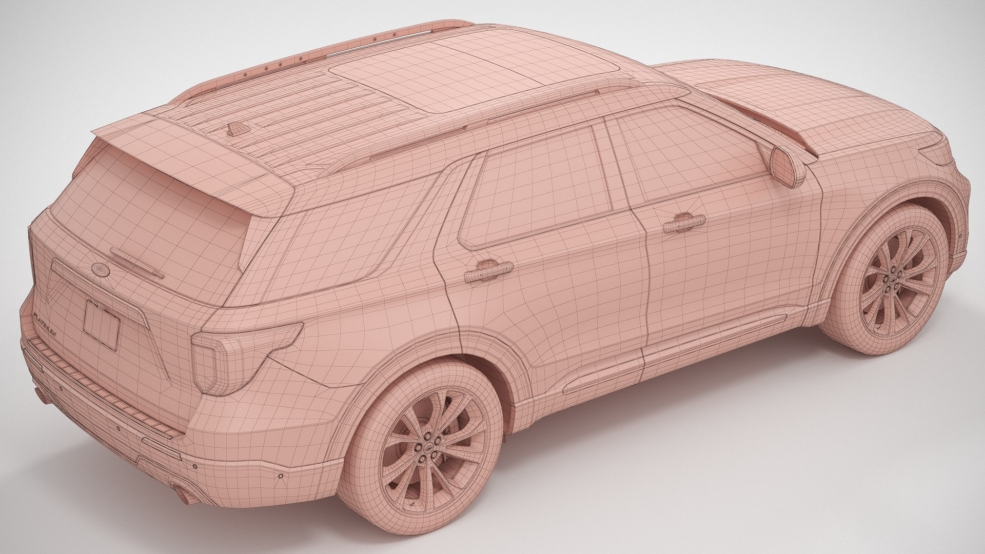 Ford Explorer 2023 Platinum 3D Model - TurboSquid 2103083