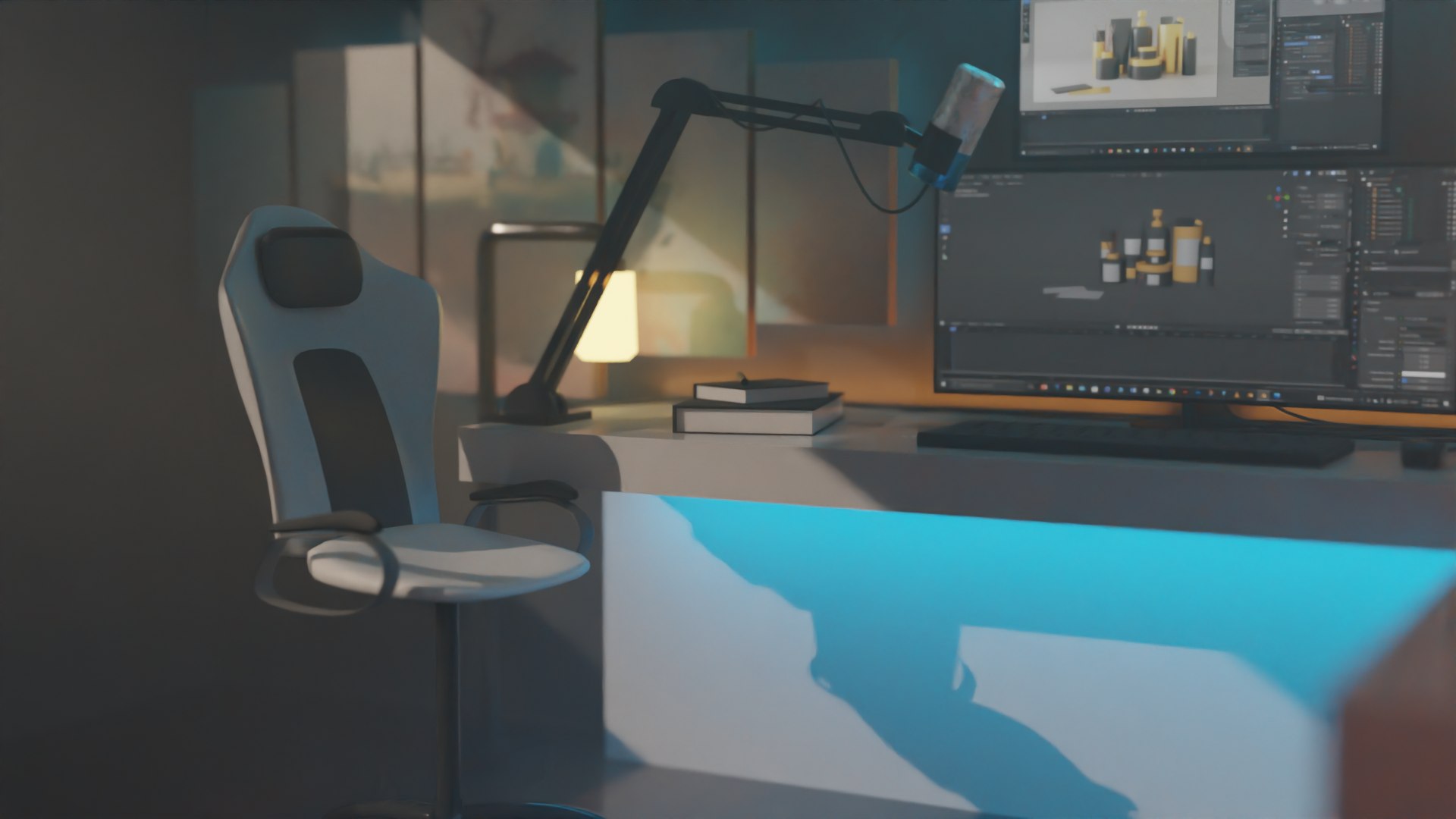 3D Gaming Room Model - TurboSquid 2203723