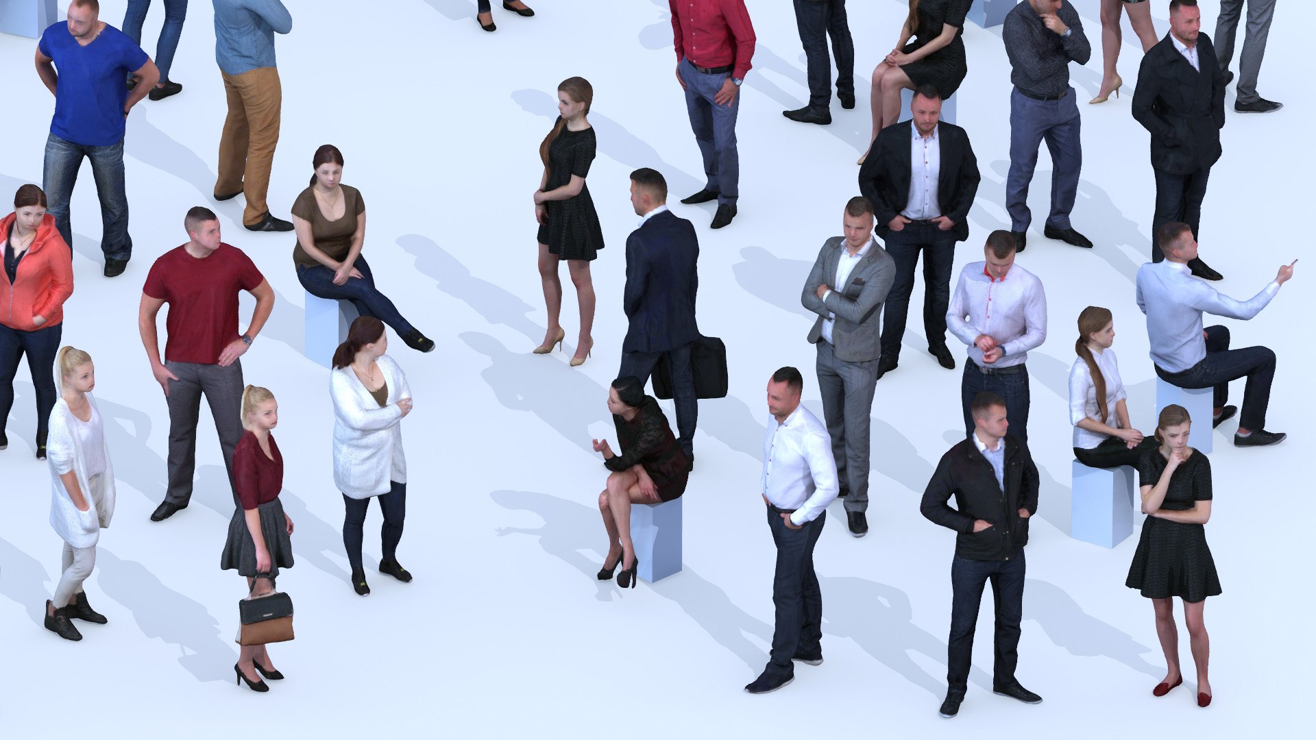 3D Lo-poly People Vol 3 Model - TurboSquid 1174435