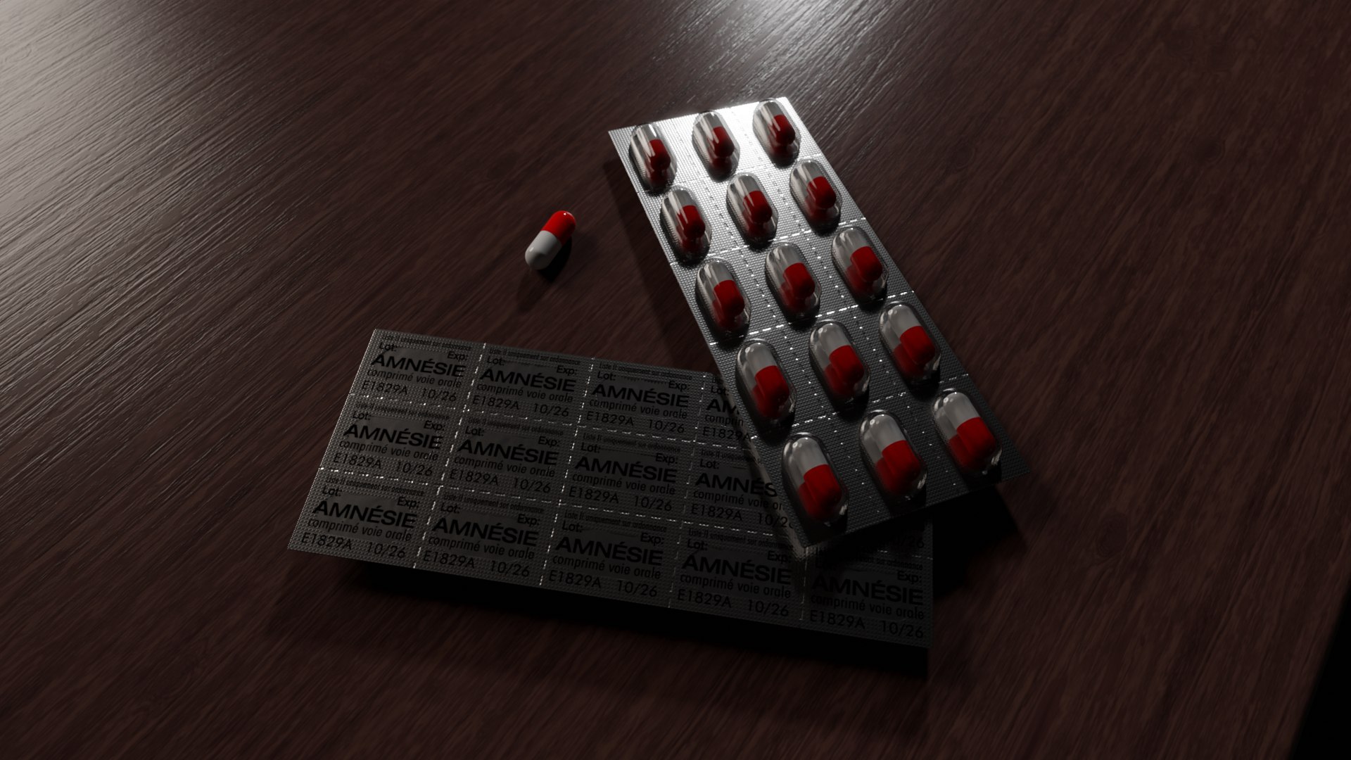 3D Blister Pack With Pills - TurboSquid 1975740