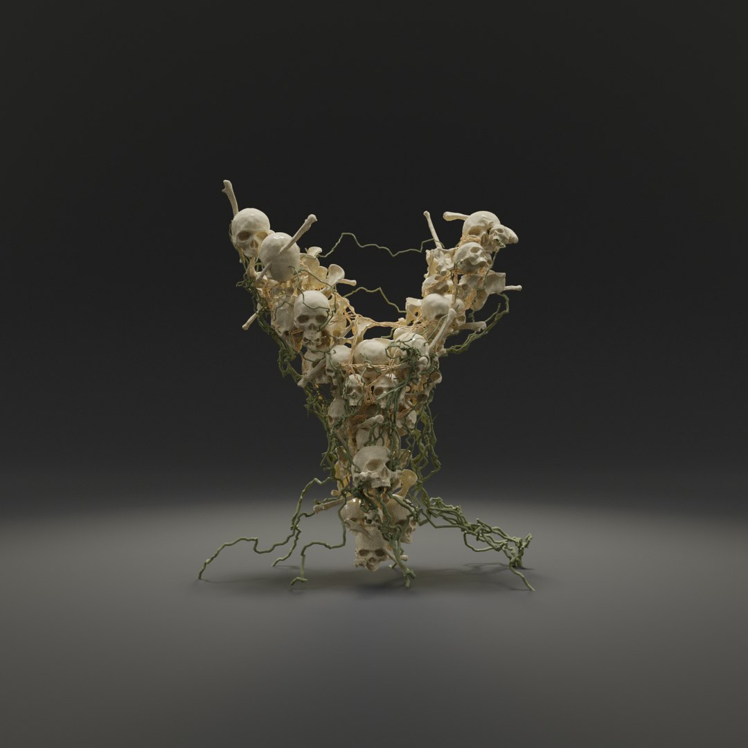 3D Letter Y Bones Skeleton - TurboSquid 1546374