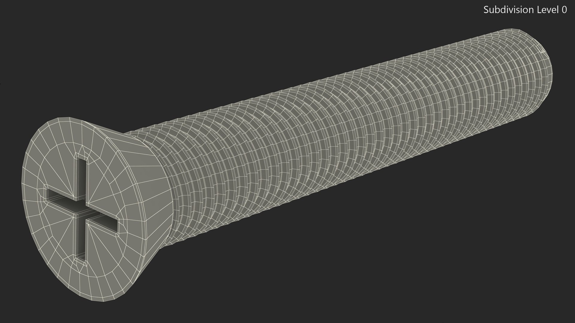 3D Machine Screw - TurboSquid 2240424