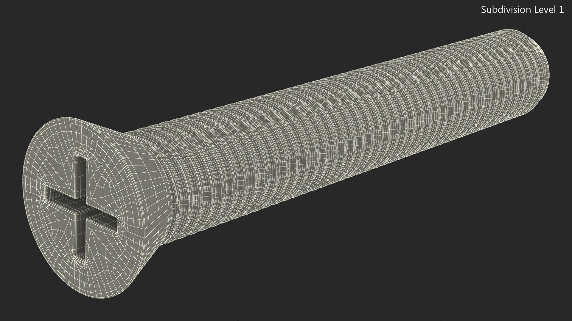 3D Machine Screw - TurboSquid 2240424