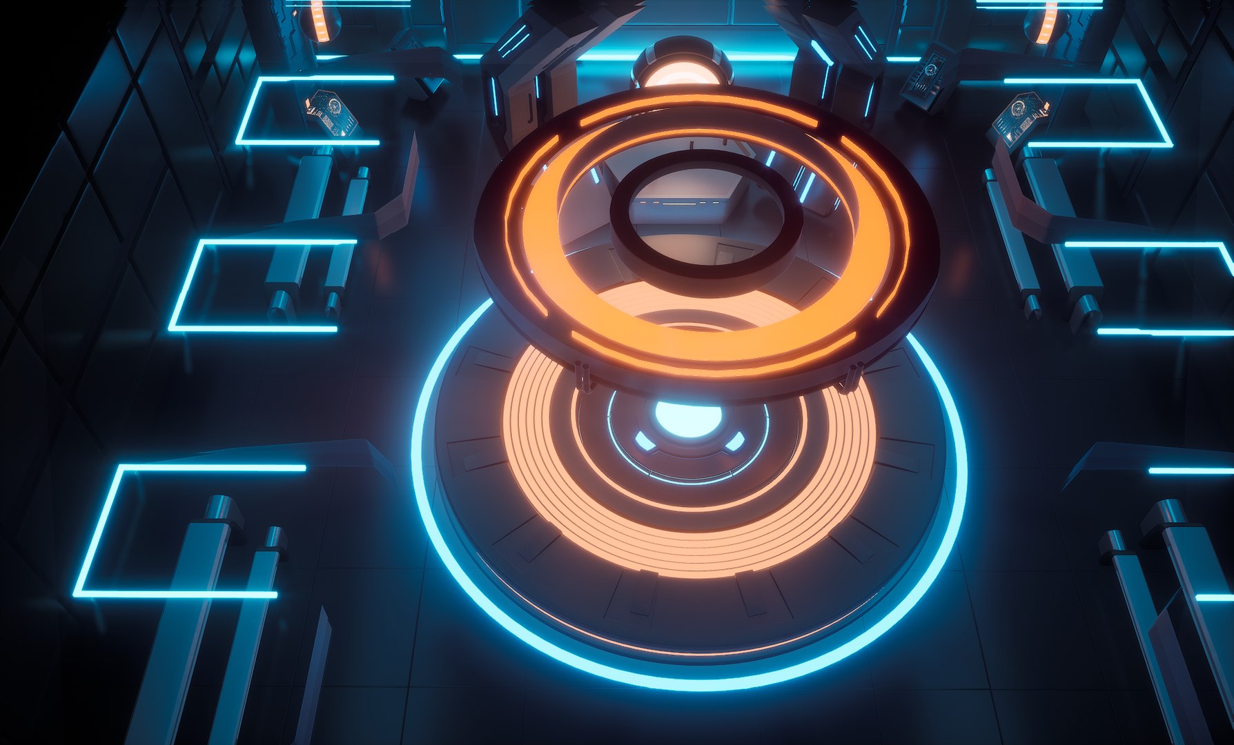 3D UE5 Sci-fi Virtual Set - TurboSquid 2415528