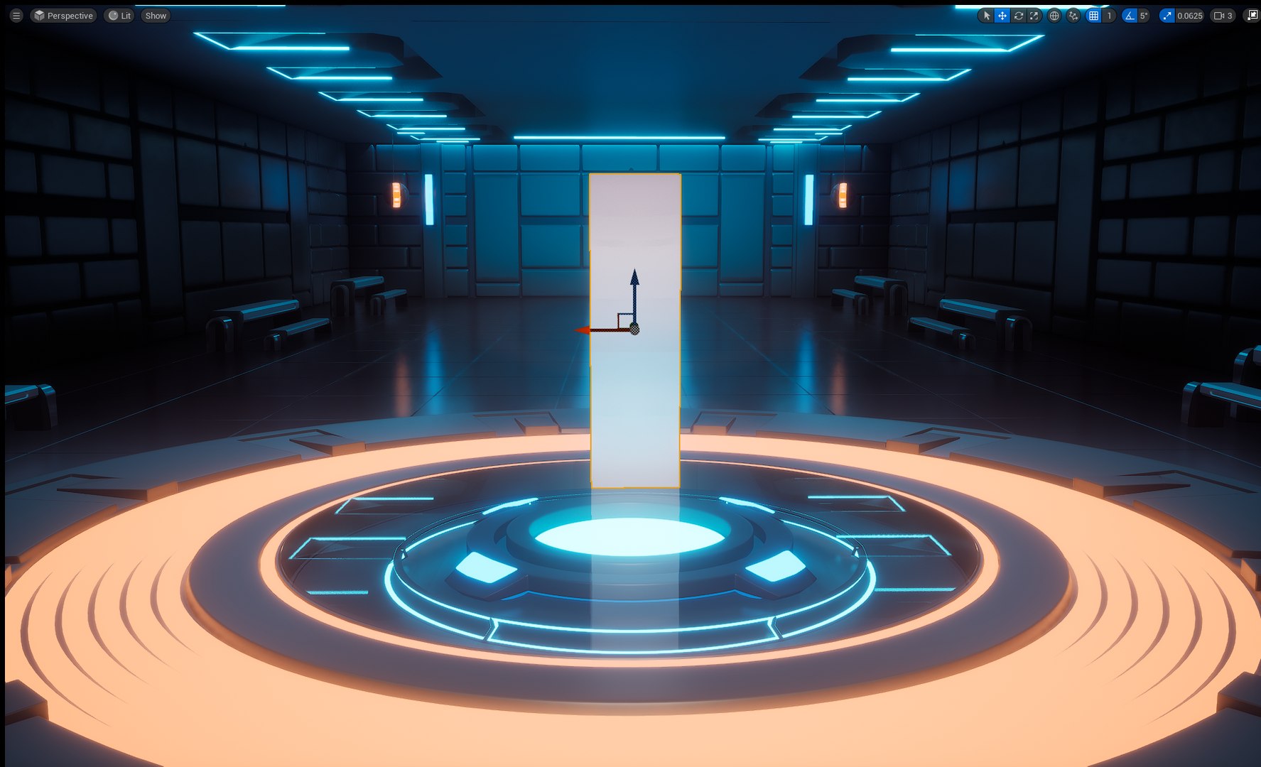 3D UE5 Sci-fi Virtual Set - TurboSquid 2415528