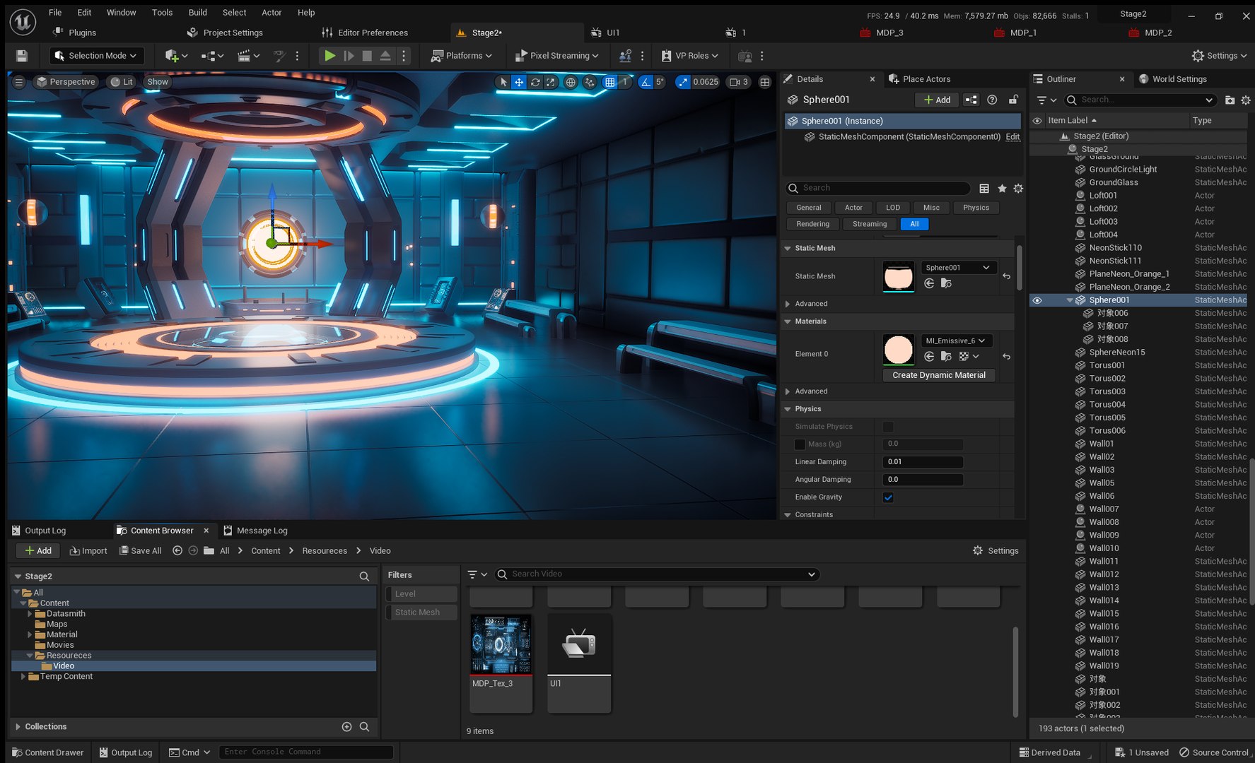 3D UE5 Sci-fi Virtual Set - TurboSquid 2415528