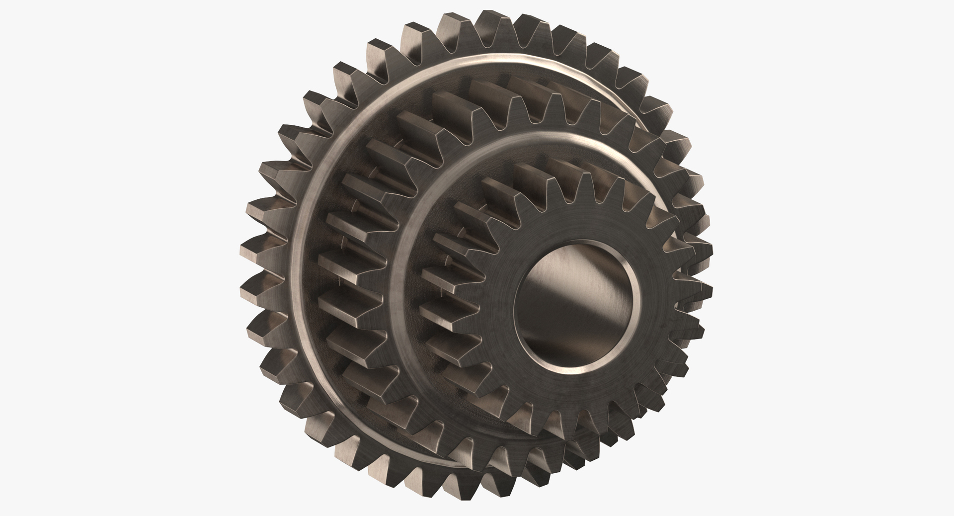 Compound Spur Gear 3D Model - TurboSquid 1402633