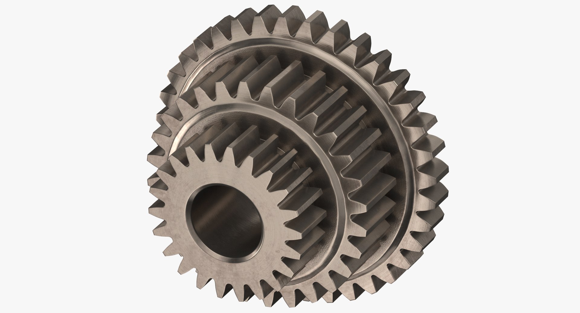Compound Spur Gear 3D Model - TurboSquid 1402633