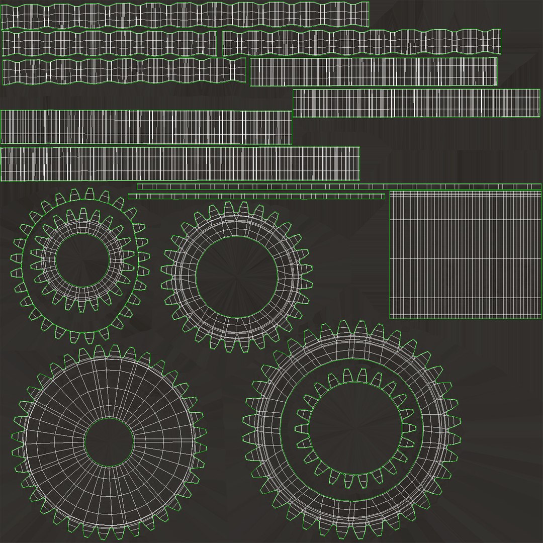 Compound Spur Gear 3D Model - TurboSquid 1402633