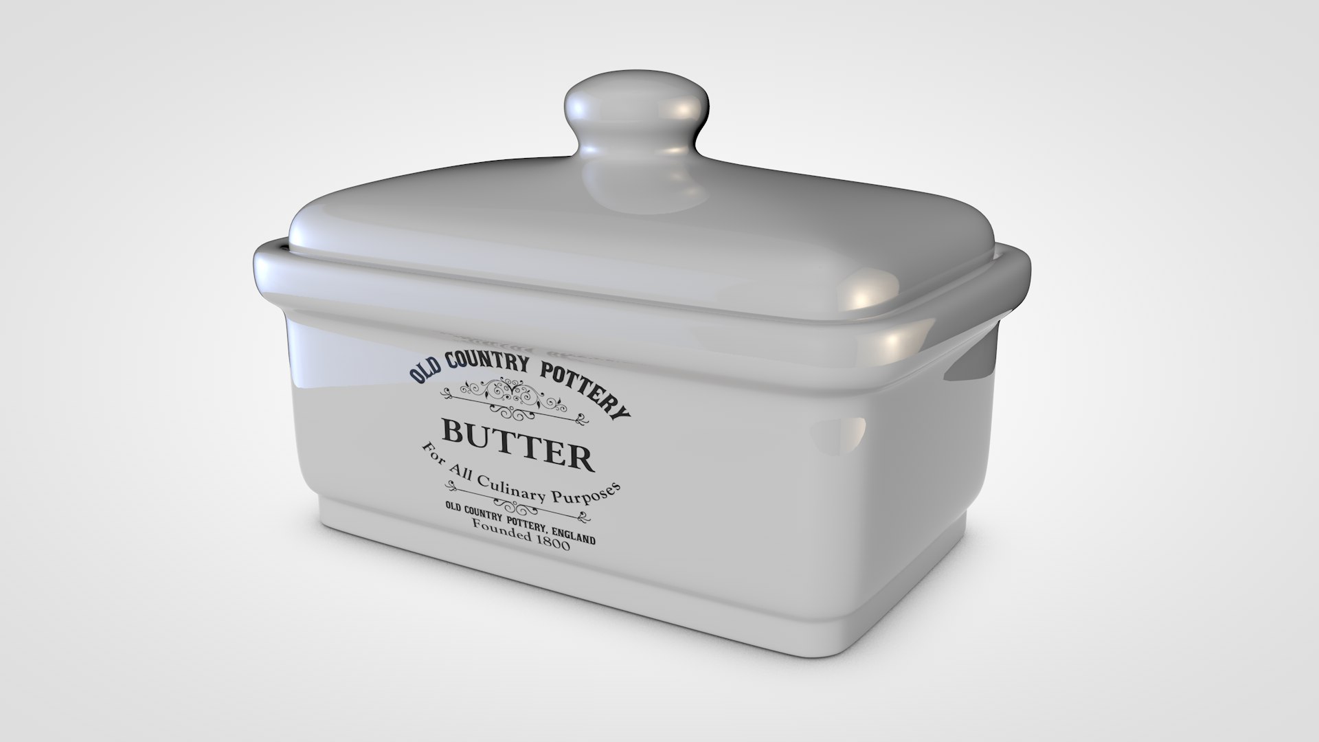 Country Butter Box Model - TurboSquid 1163157