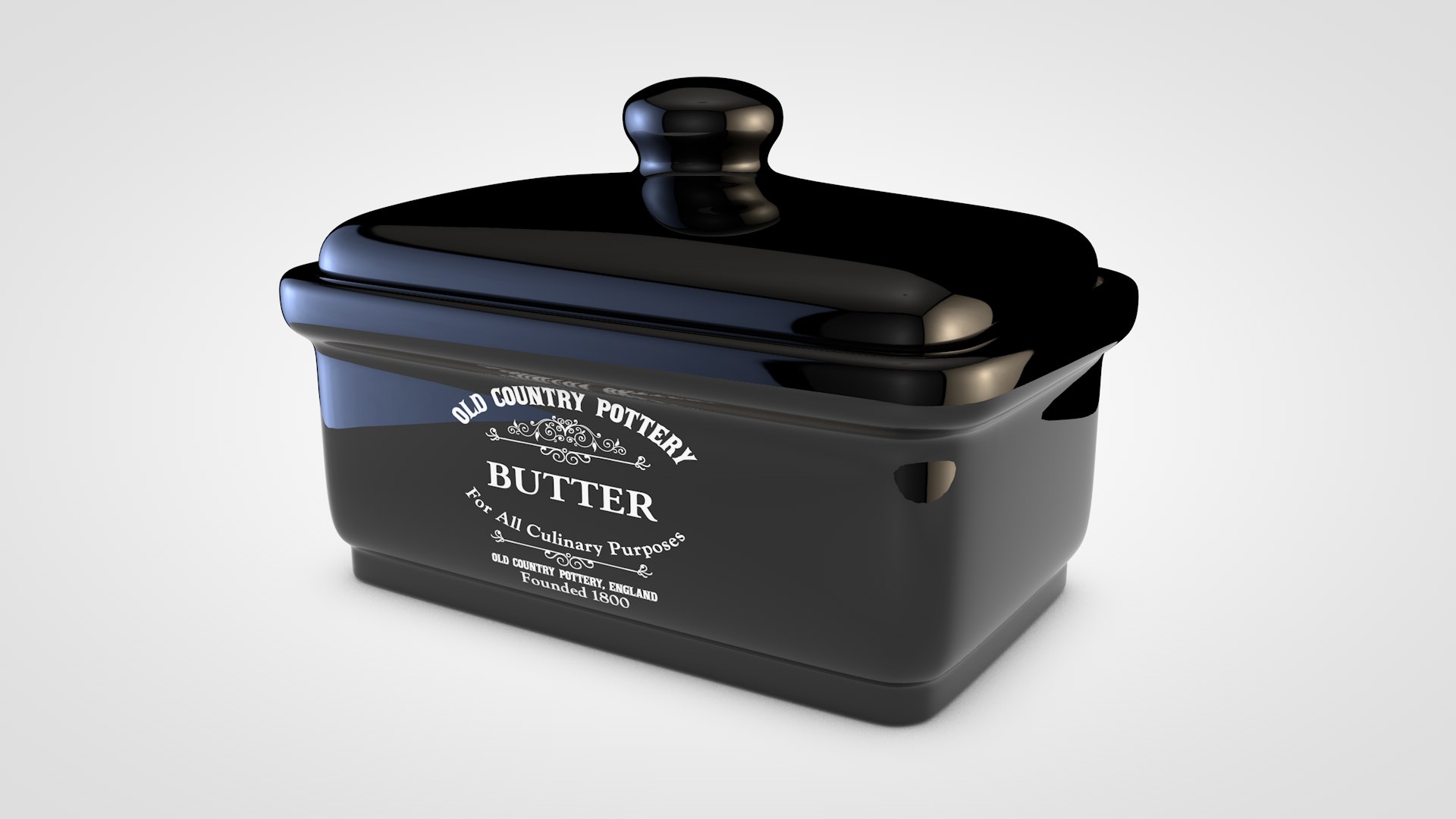 Country Butter Box Model - TurboSquid 1163157