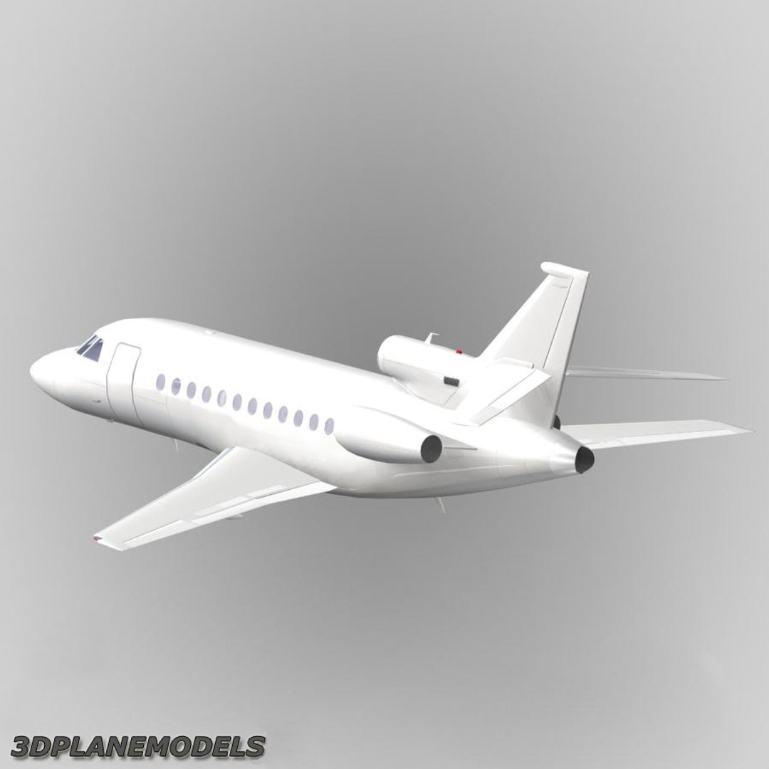 Dassault Falcon Business Jet 3d Model