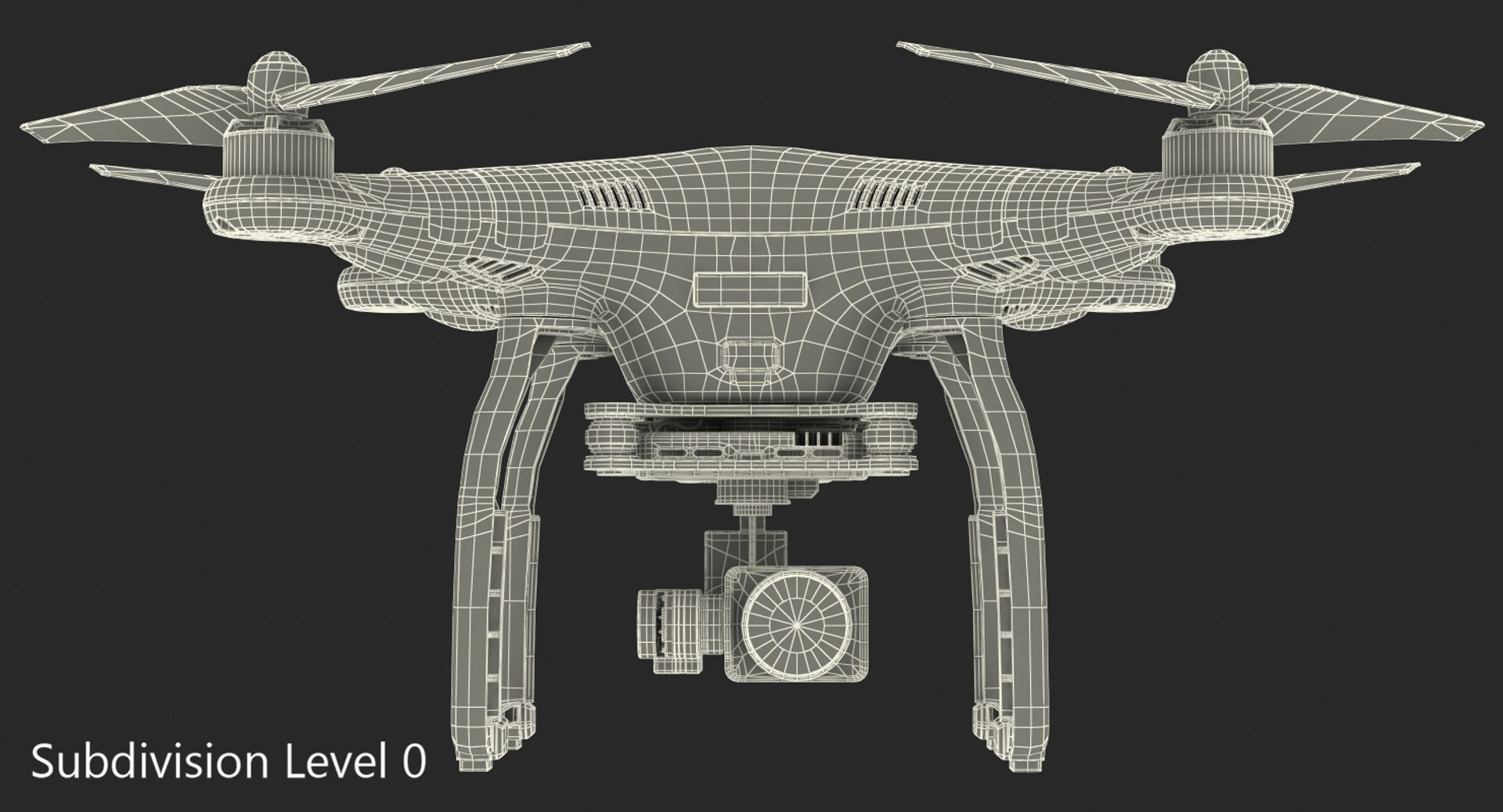 3d Dji Phantom 3 Professional Model