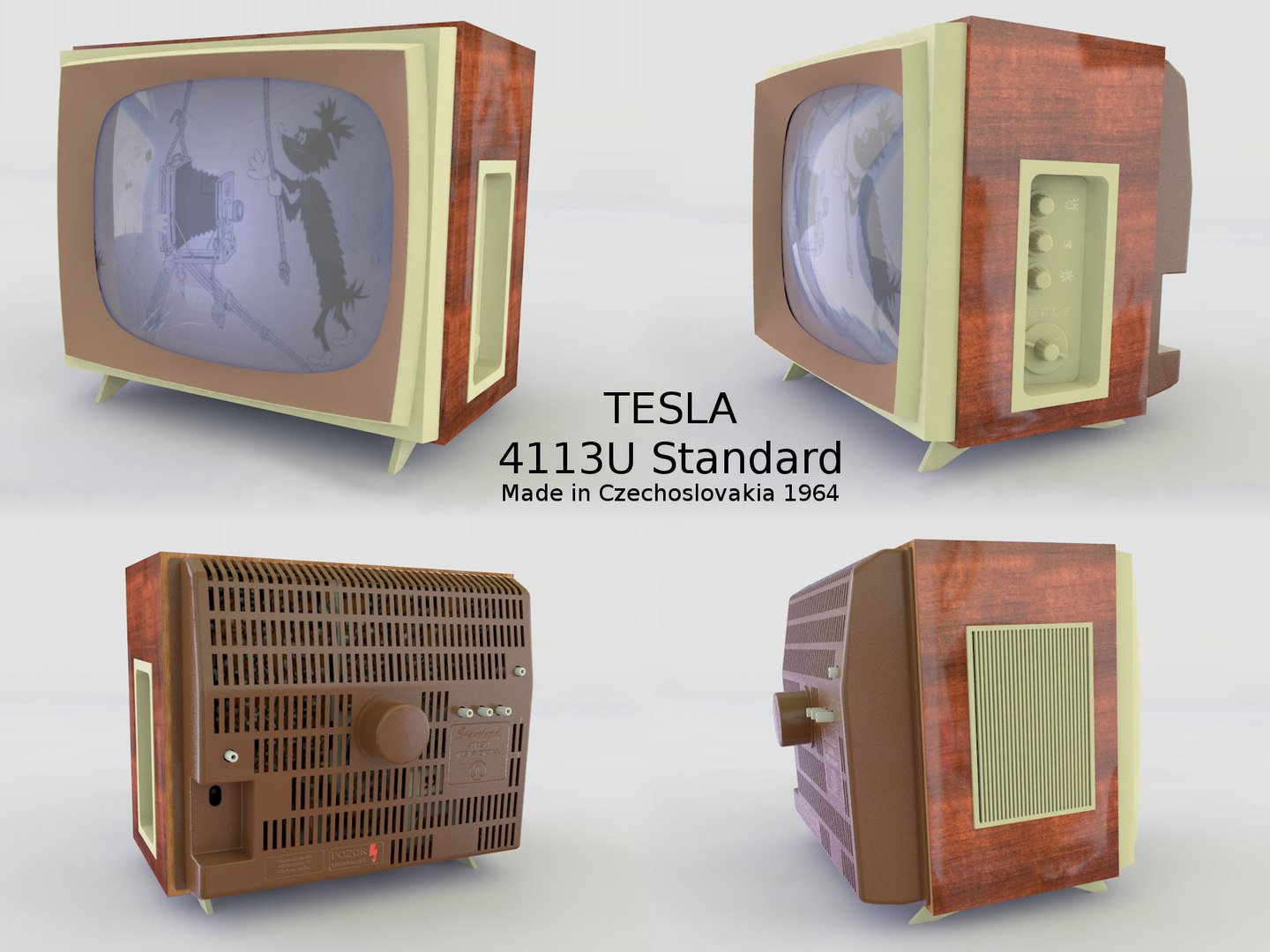 3D model tv tesla 4113u - TurboSquid 1220527