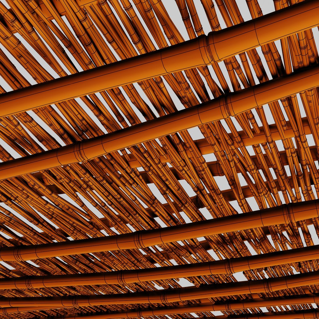 3D Branch Bamboo Long Low N2 - TurboSquid 1804693