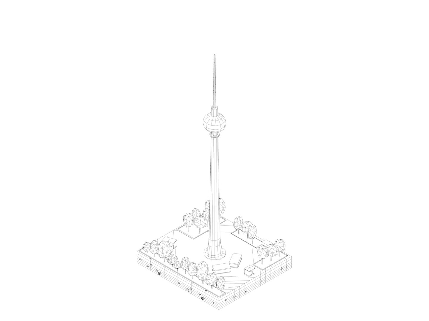 Polygonia Landmarks Model - TurboSquid 1342391