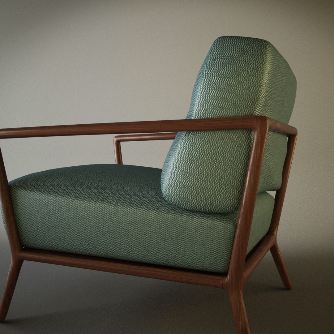 Designer Lounge 3d Model