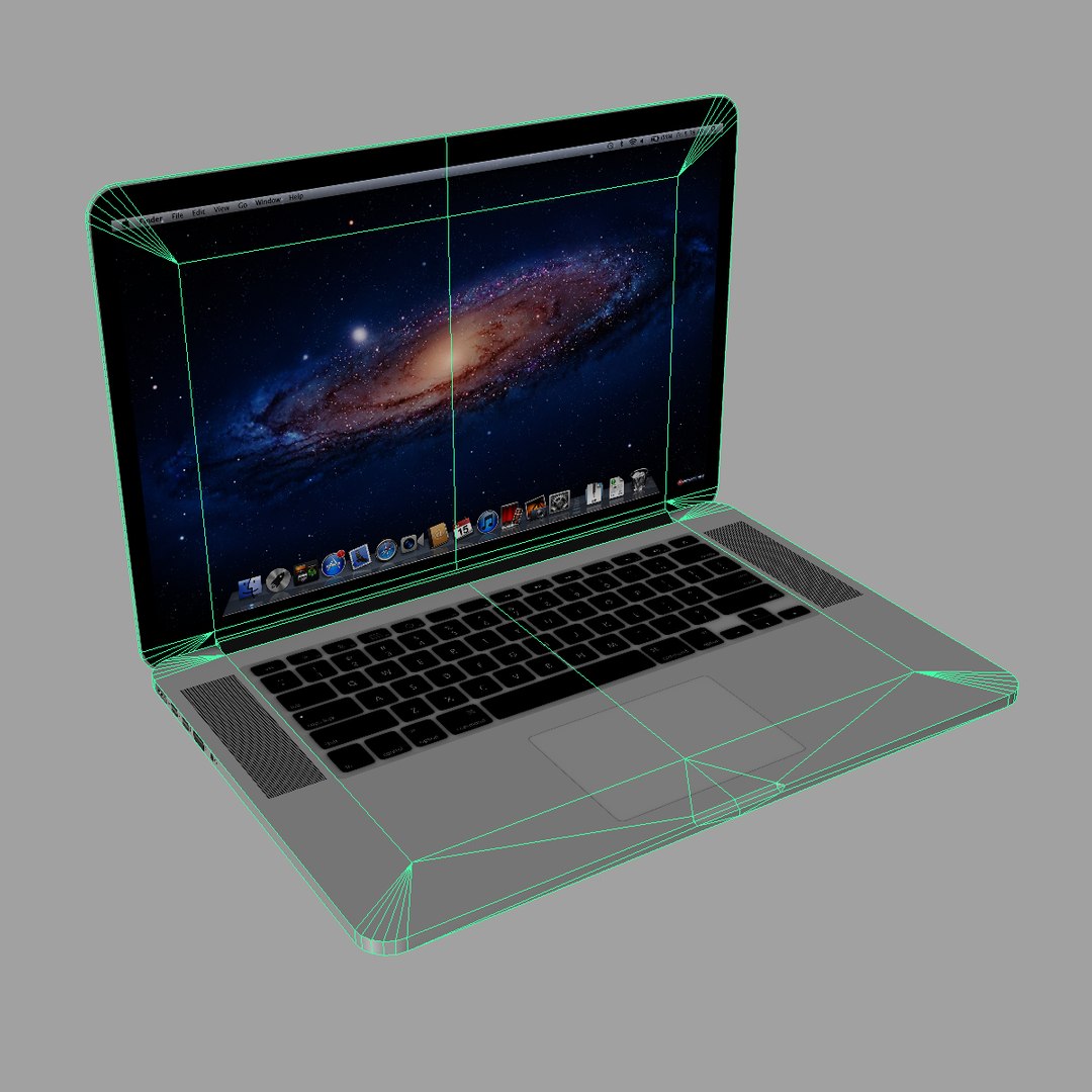 3d Apple Macbook Pro Retina