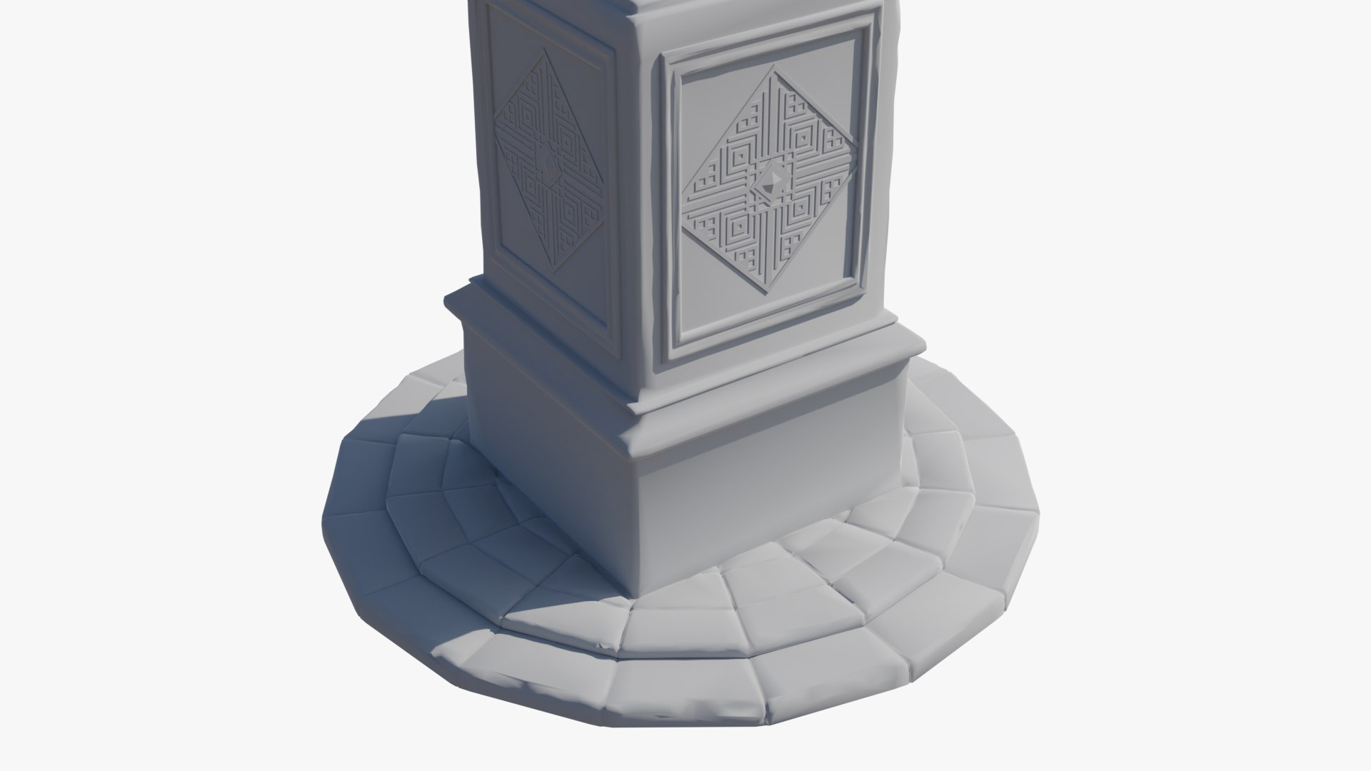 3D Stone Monument Low Poly Model - TurboSquid 2249329