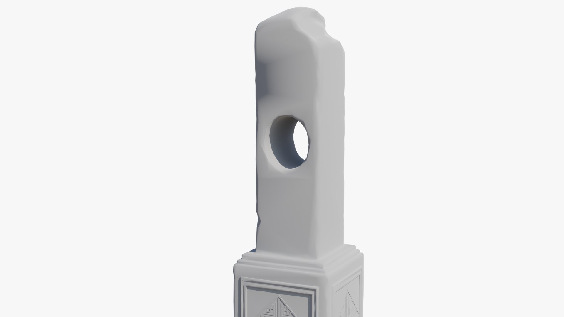 3D Stone Monument Low Poly Model - TurboSquid 2249329