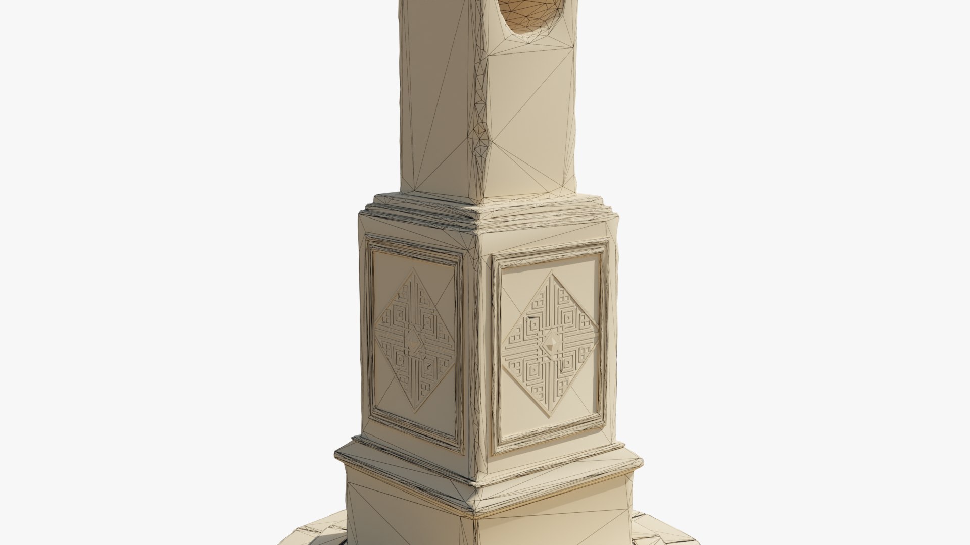 3D Stone Monument Low Poly Model - TurboSquid 2249329