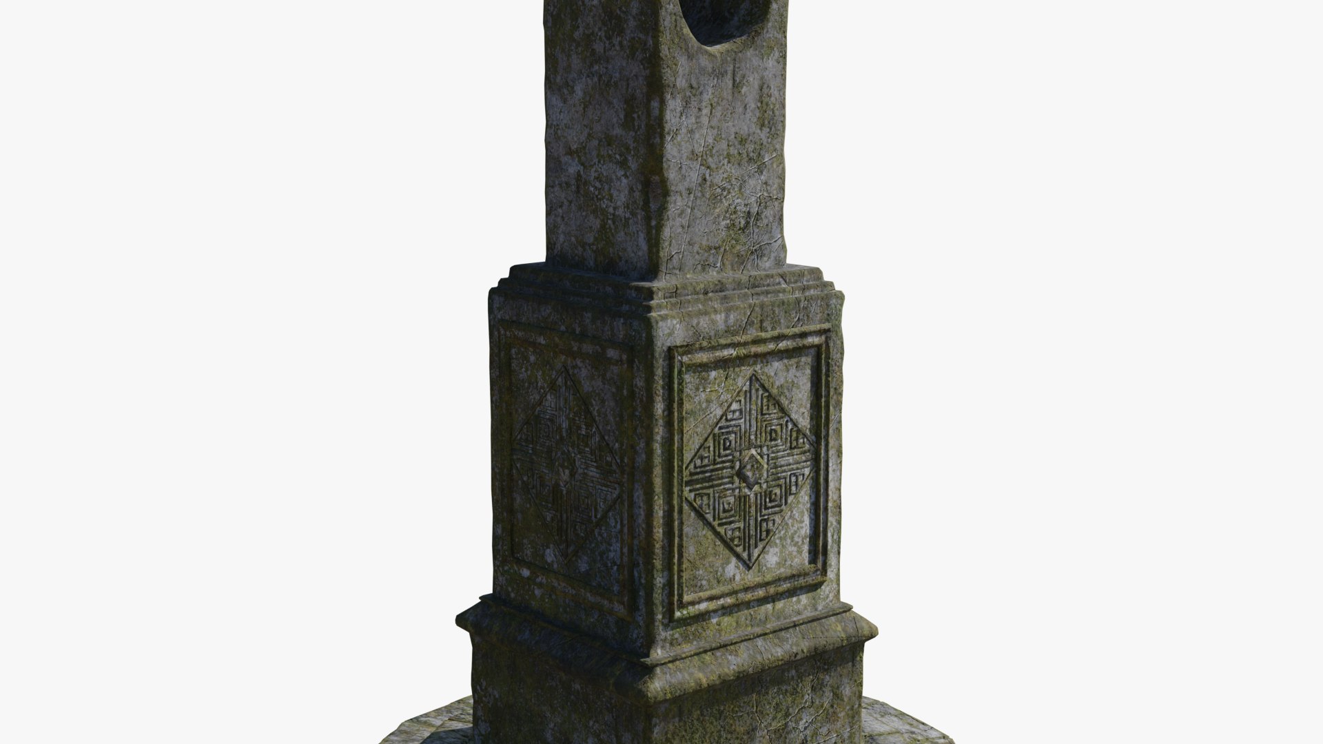 3D Stone Monument Low Poly Model - TurboSquid 2249329