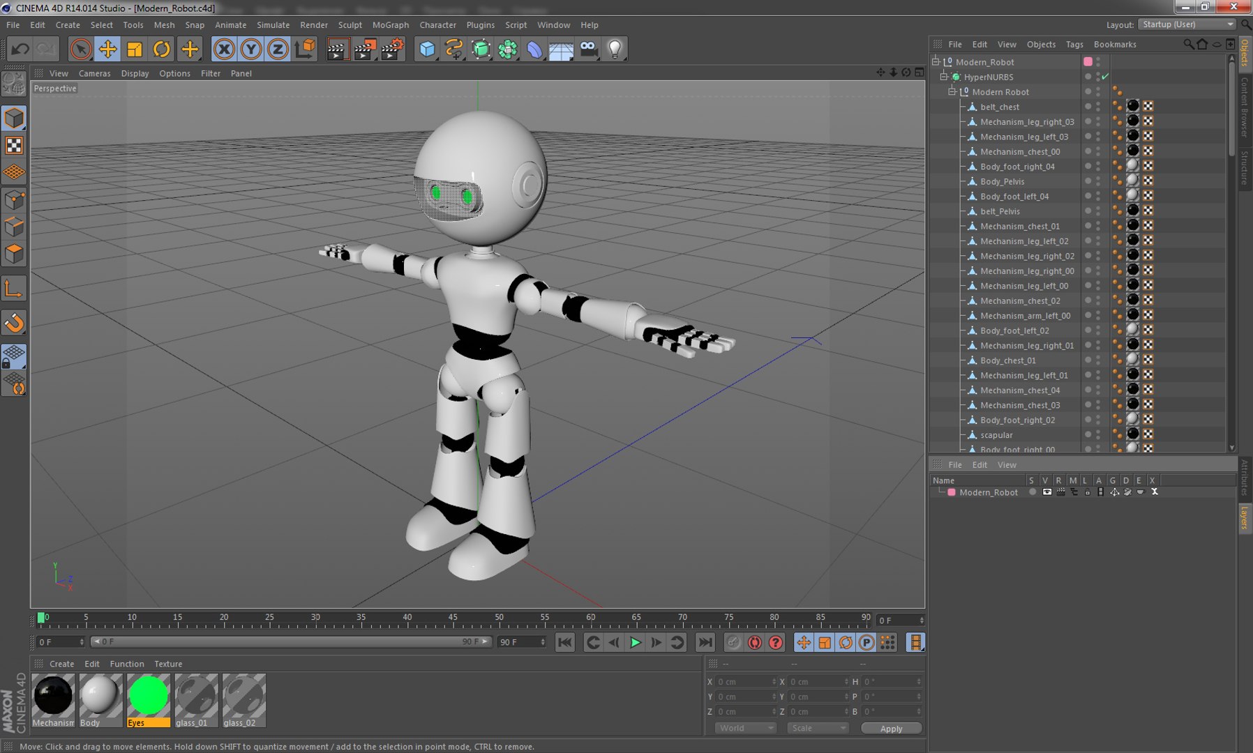 Modern Robot 3D - TurboSquid 1159558