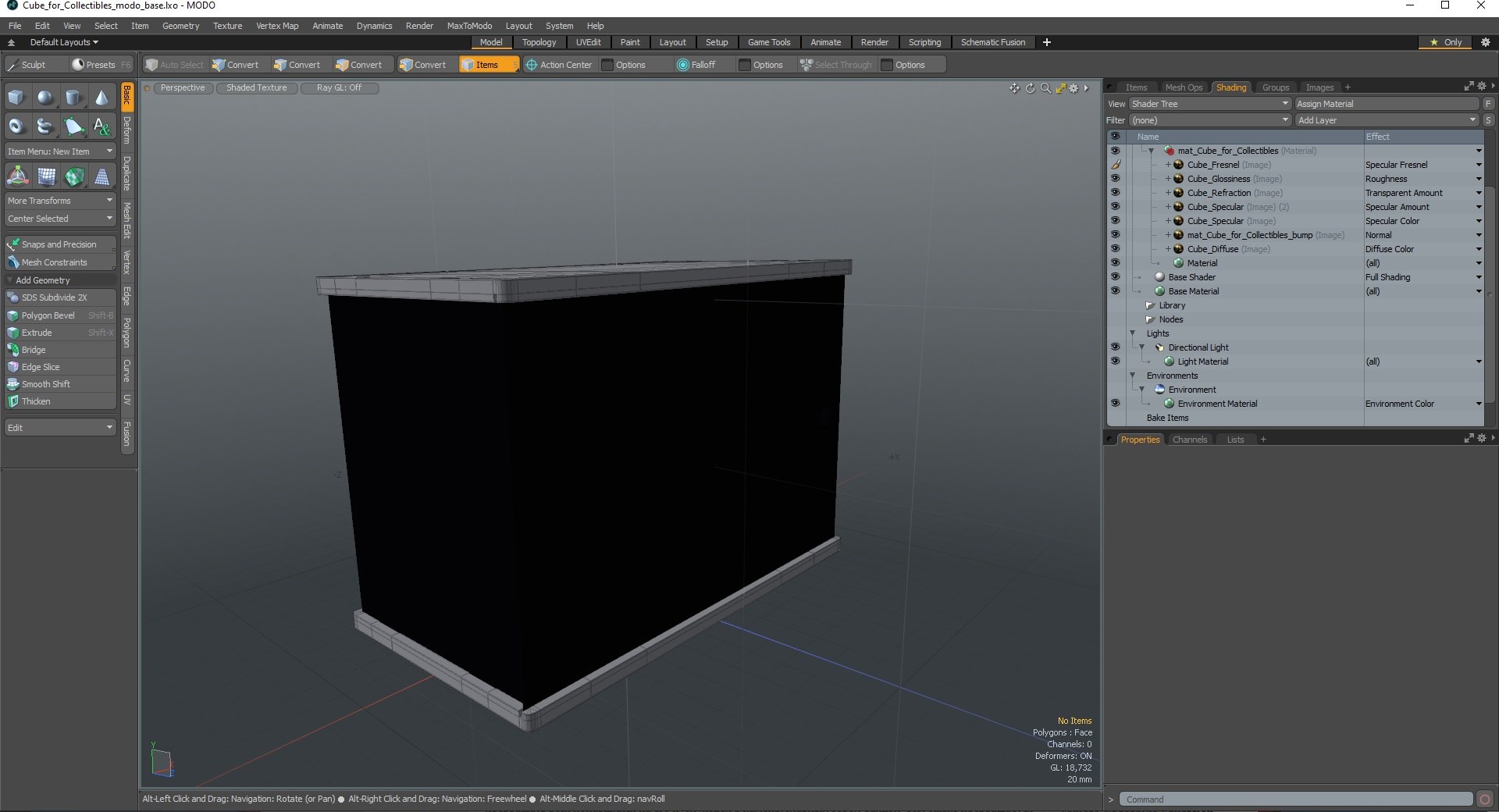 Cube For Collectibles 3D - TurboSquid 2075435