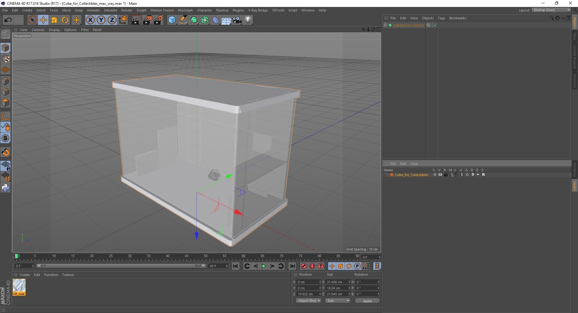 Cube For Collectibles 3D - TurboSquid 2075435