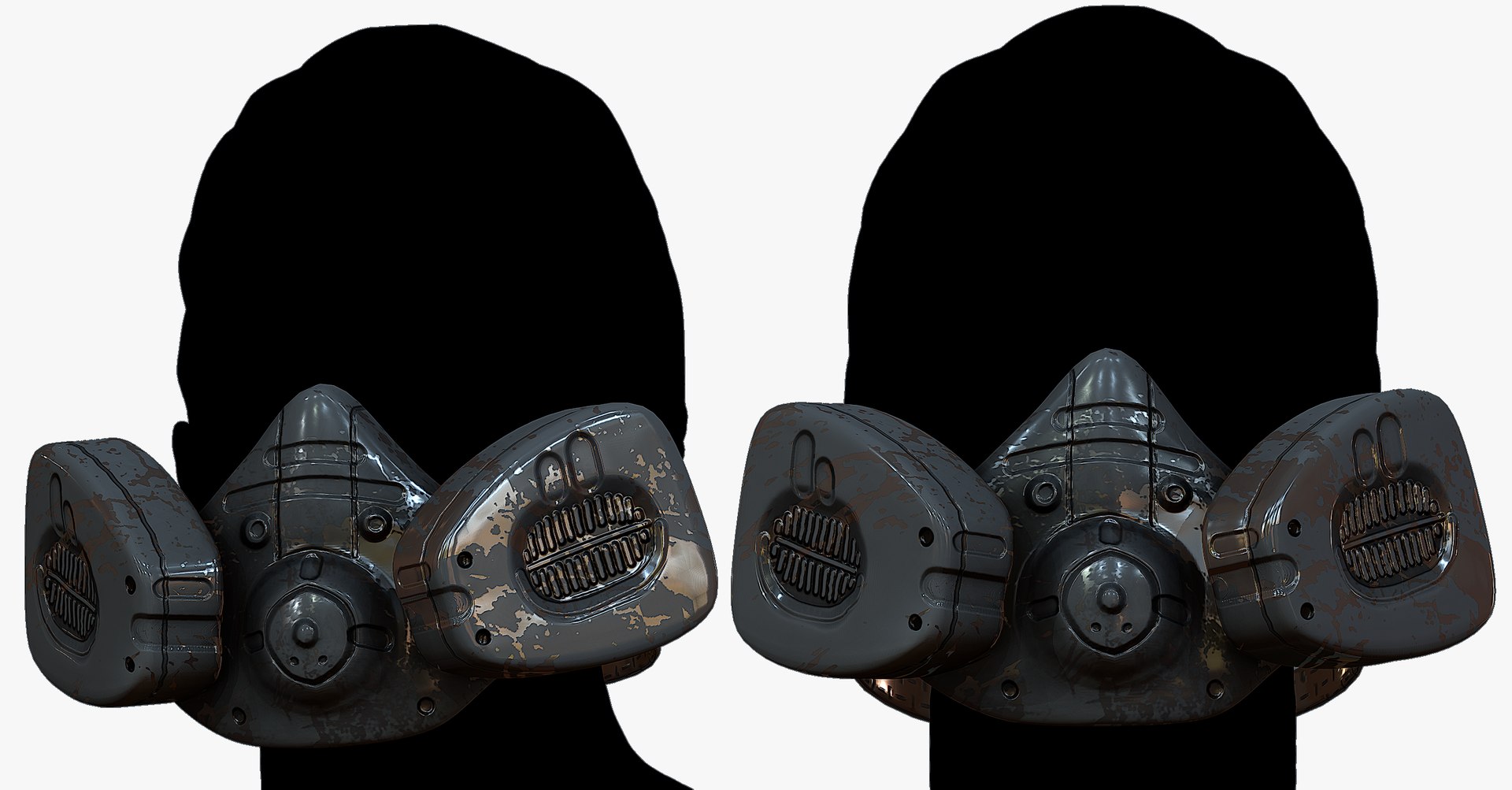 3D Gas mask respirator scifi futuristic model 3D model - TurboSquid 1715650