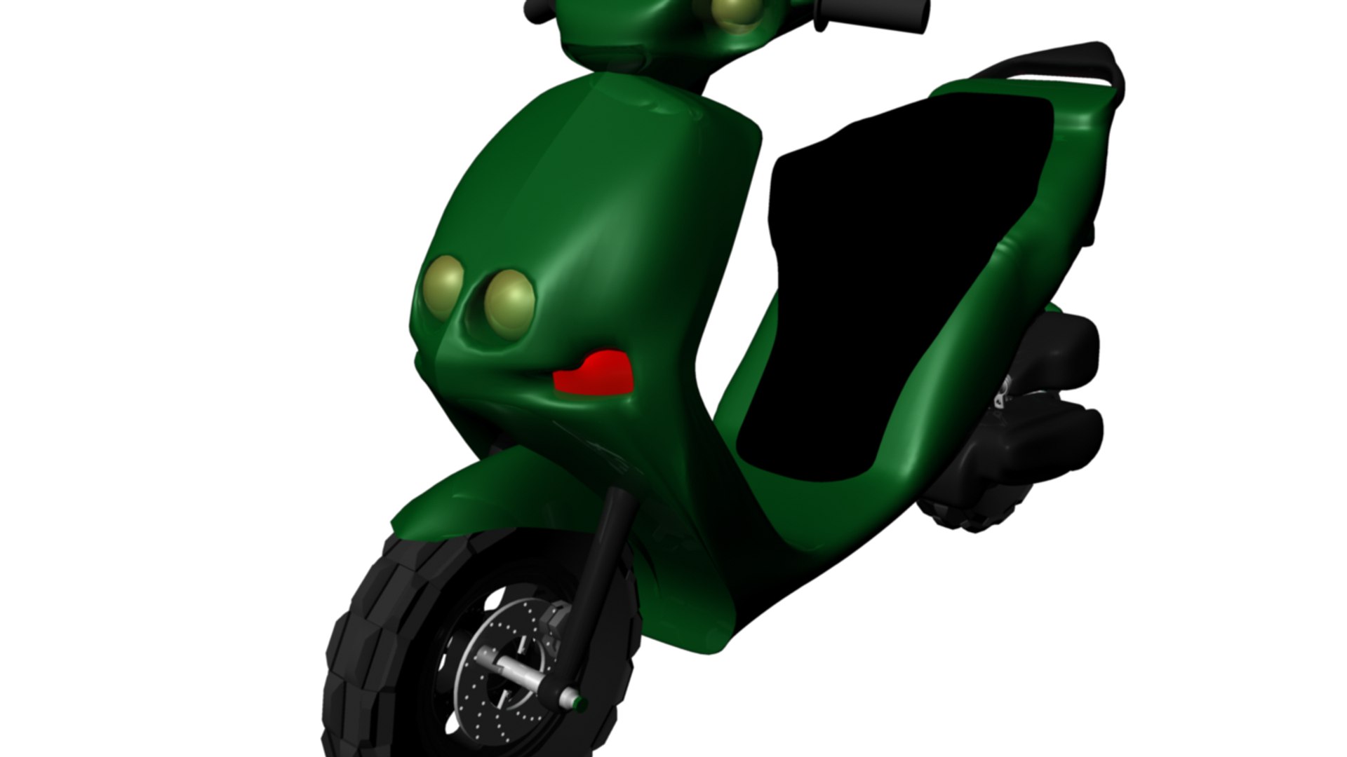Moped 50cc 3d Model