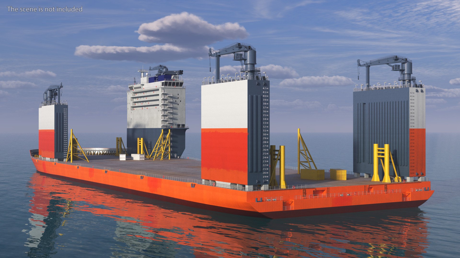 Cargo Heavy Lift Ship 3D Model - TurboSquid 2388841